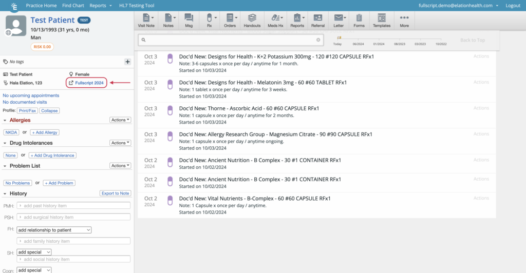 Elation integration - Fullscript Support Center